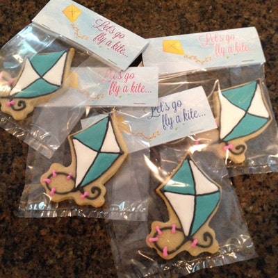 Whimsical Kite Cookie Cutter & Fondant Cutter guideline Sketch to Print ...