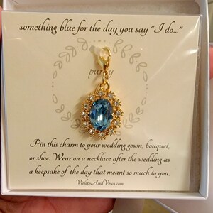 Something Blue for Bride-something Blue Charm-beach - Etsy