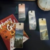 Mountain Bookmarks Handmade Bookmark Laminated With Tassel Watercolor ...