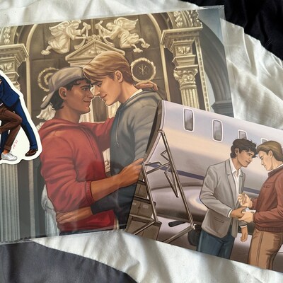 Luc and Oliver From BOYFRIEND MATERIAL 8x10 Matte Print - Etsy