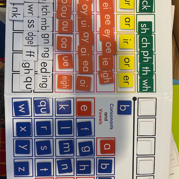 Magnetic Letter Tiles, Boards, Folders: Sets of 10 - Sold Separately ...