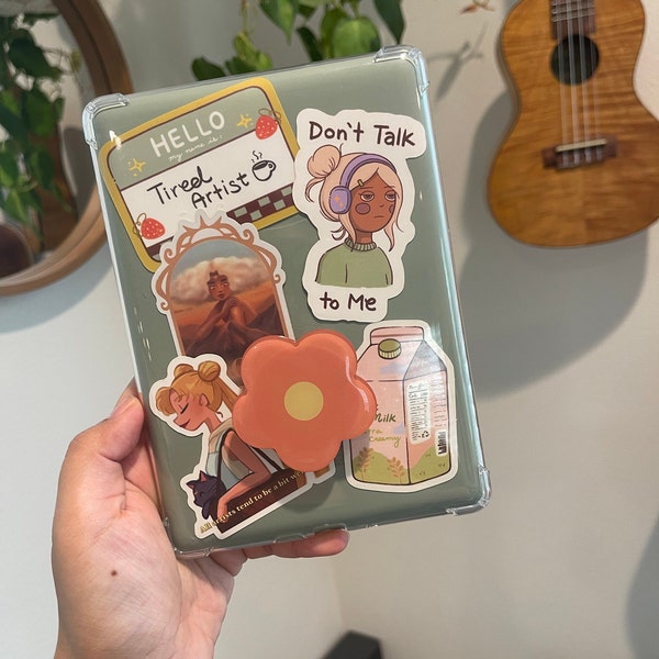 Hello My Name is - Vinyl Sticker, Water Bottle Sticker, Artist Sticker ...