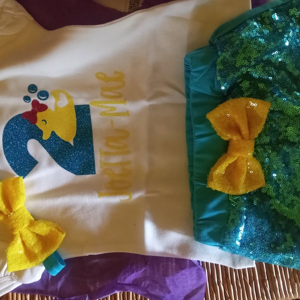 Personalized Rubber Ducky Birthday Shorts Outfit, Duck Birthday, Rubber ...