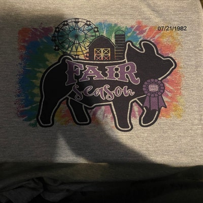 FAIR SEASON PNG Show Pig Digital File Pig Sublimation Show Pig Png Pig ...