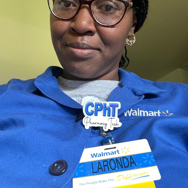 Certified Pharmacy Technician,pharmacy Tech, Cpht, Pharmacy Tech Badge ...