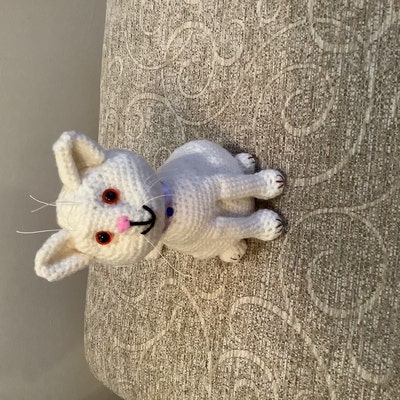 Crochet Cat Pattern, Cat Amigurumi Pattern, Crochet Cream Cat Pattern ...