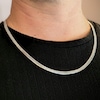Men's Necklace Double Layered Box Chain Necklace 3mm Masculine Chain ...