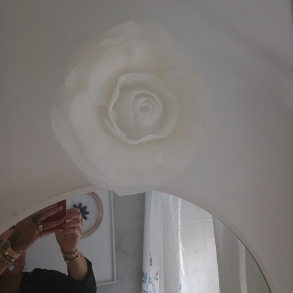 Rose Flower Ceiling Light Cover - Etsy