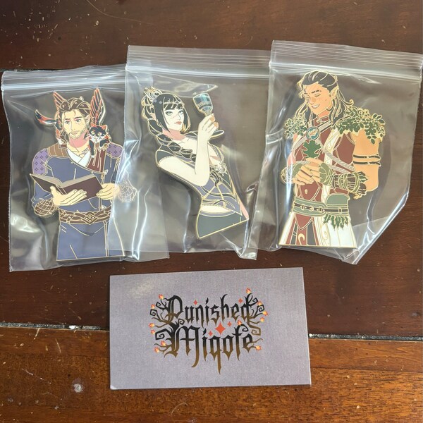 Baldur's Gate Enamel Pins - Etsy