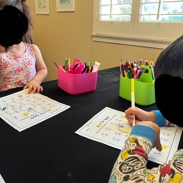 Printable Matching Names Worksheets, Match the Name, Kindergarten ...