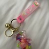 Peach Liquid Keychain, Boba Keychain, Quicksand Keychain, Kawaii ...