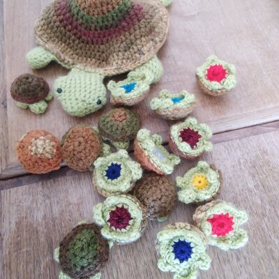 The ORIGINAL Turtle Memory Game PATTERN English Pdf ORIGINAL Stitched ...