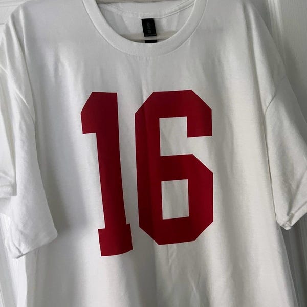 Custom Number Baby Tee, 90s Y2k Blokette Baby Tee - Etsy