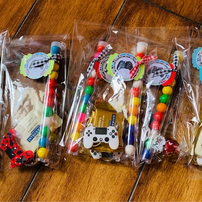 Gaming Party Favors, Video Game Party, Candy, Treats, Personalized ...