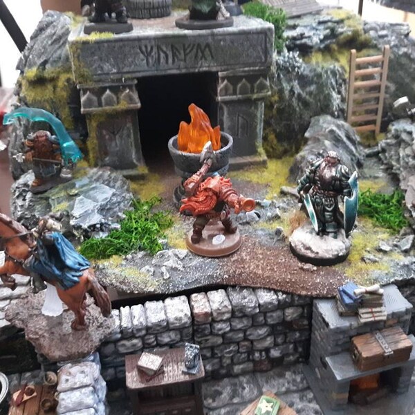 Treasure Chest and Trap Doors Scatter | RPG Miniatures | Dnd Painted ...