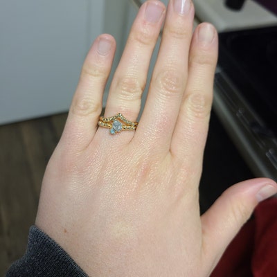 Diamond Splinter Ring / Salt and Pepper Diamond Ring / Raw - Etsy