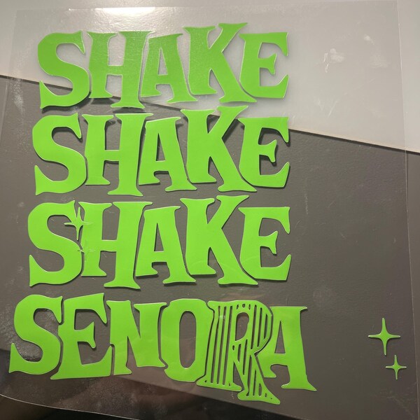 Shake Shake Shake Senora SVG PNG, Never Trust the Living Svg, Halloween ...