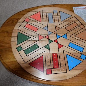 Fast Track (18" or 24") Maple (amishcountry) Game Board W/cards ...