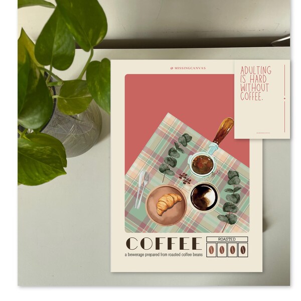 Croissant Poster | Food Poster | Wall Poster | Downloadable Prints ...