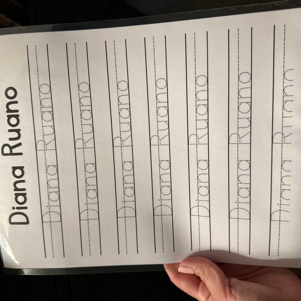 Custom Name Tracing Worksheets PDF | Personalized Name Writing Practice ...