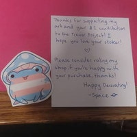 Pride Frog Charity Stickers LGBTQ Flag Frog Gay Pride Sticker Decal ...