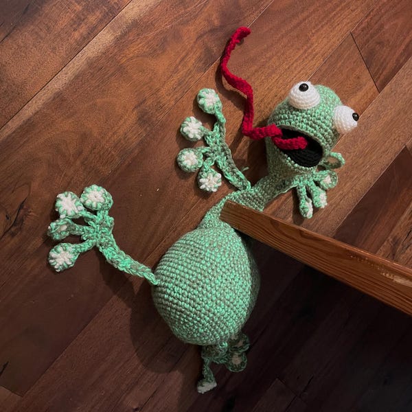 The Original Squashed Frog Door Stopper Amigurumi Instant Download PDF ...