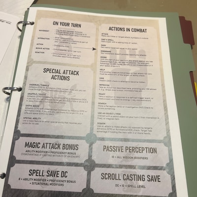 DND Magic Items Cards Download and Print Item Card Deck Dungeons and ...
