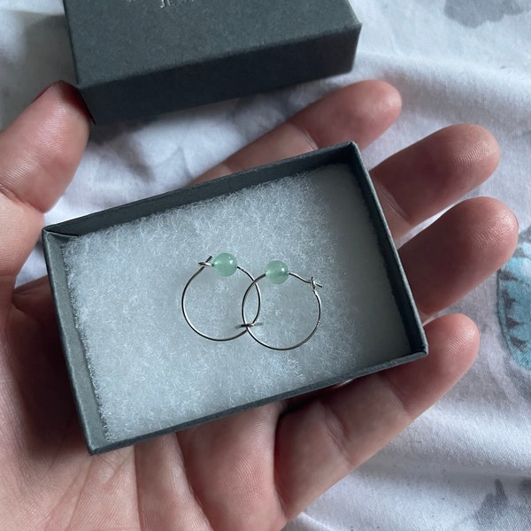 Faceted Pale Green Amazonite Gemstone, Cream Swarovski Crystal Pearl ...