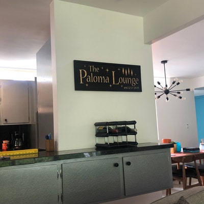 Custom Lounge Sign Retro Lounge Signs Bar Game Room Sign for Home Decor ...