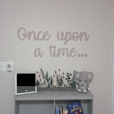 Once Upon a Time Wall Decal 3D Wall Decal Kids Bedroom Decor ...