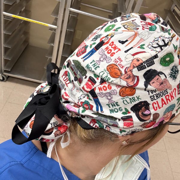 Radiology Scrub Cap. X-ray Surgical Cap, 100% Cotton. Radiologist ...