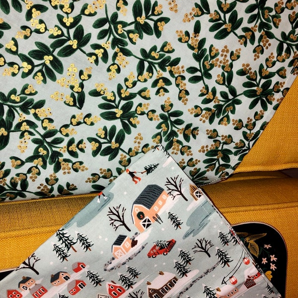 13 X 70 Rifle Paper Co Wildwood Collection Mint Floral Table Runner ...