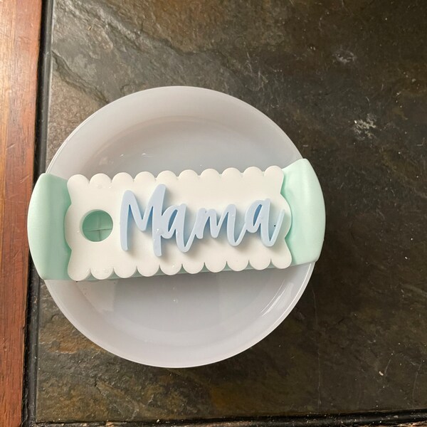 Stanley Name Plate Scalloped Stanley Cup Accessories Personalized ...