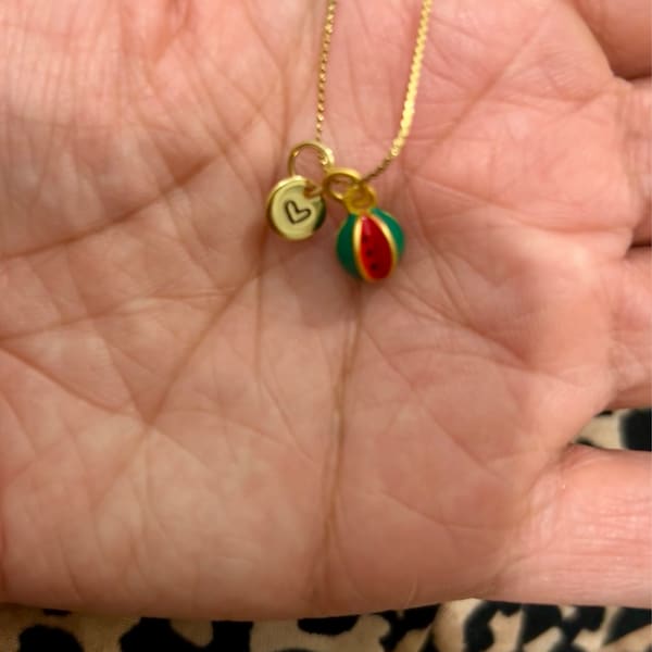 Gold Watermelon Charm Necklace Best Seller Christmas Gifts for Sister ...