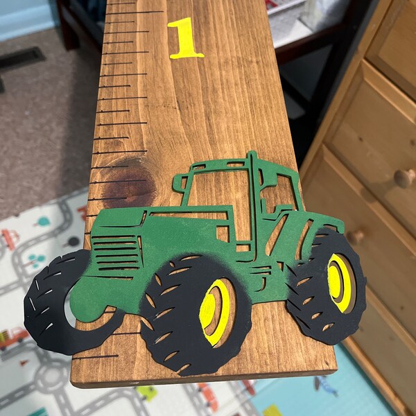 Personalized Wooden Tractor With First Name or Word of Your Choice - Etsy