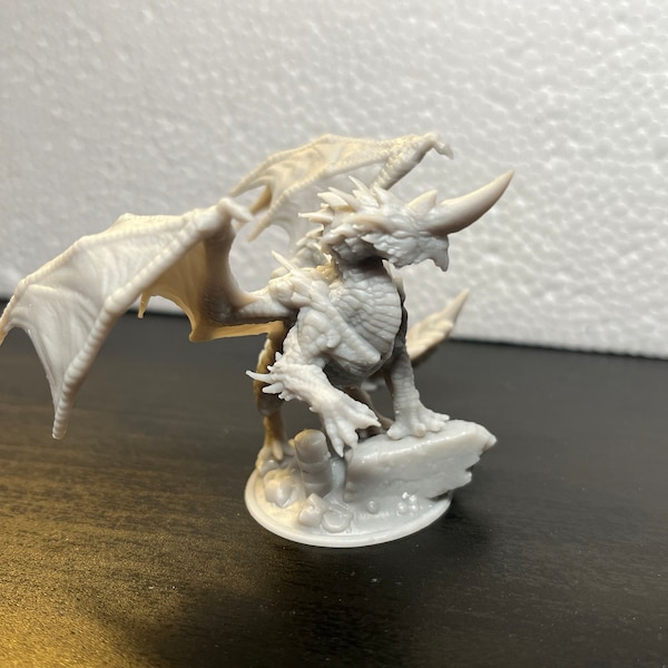 Chromatic Blue Dragon Miniature - Rescale Miniatures - Dnd Miniatures ...