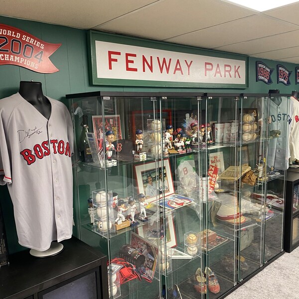 Boston Red Sox Large Custom Made Hand Painted Fenway Park Press Box ...