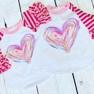 Valentines Day Png Sublimation, Valentines Heart Printable, Colorful ...