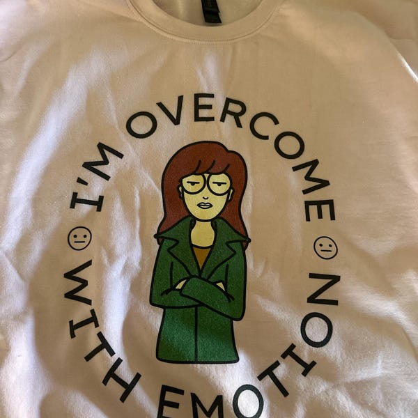 Daria Shirt, I'm Overcome With Emotion, 90s Retro Shirt, Daria TV Show ...