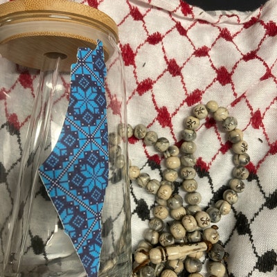 Palestine Map Necklace Palestine Map Necklace Palestinian Accessories ...