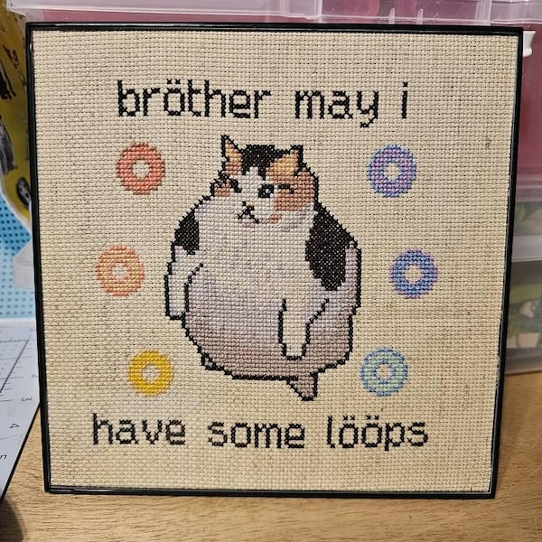 Brother May I Have Some Loops - Cat Meme - Funny, Modern, Subversive ...