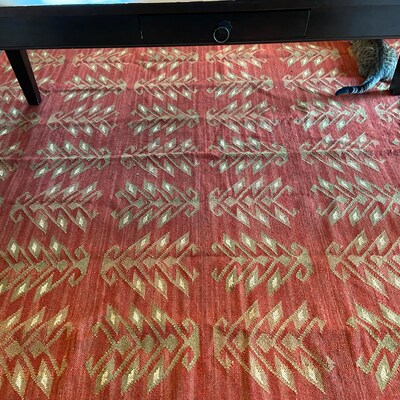 Handmade Natural Jute Yellow Rug, Hand Woven Jute Rug Yellow Color ...