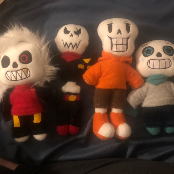 Blueberry Sans Plush Inspired by Underswap (unofficial) Undertale Plush ...