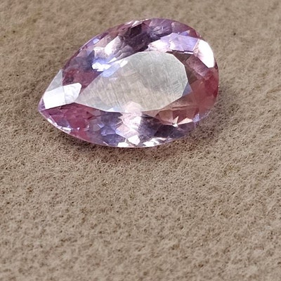 5.26ct Morganite Beryl Kite Cut Elongated Shield Shape Peach Morganite ...