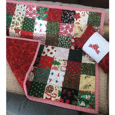 Handmade Batik Quilt, 56x76, Quilt for Sale, Quilt Throw, Beach House ...