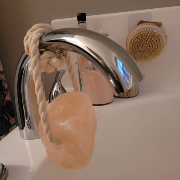 Shower Salt Rock 100% Natural Pink Himalayan Salt Rock Shower Steamer ...