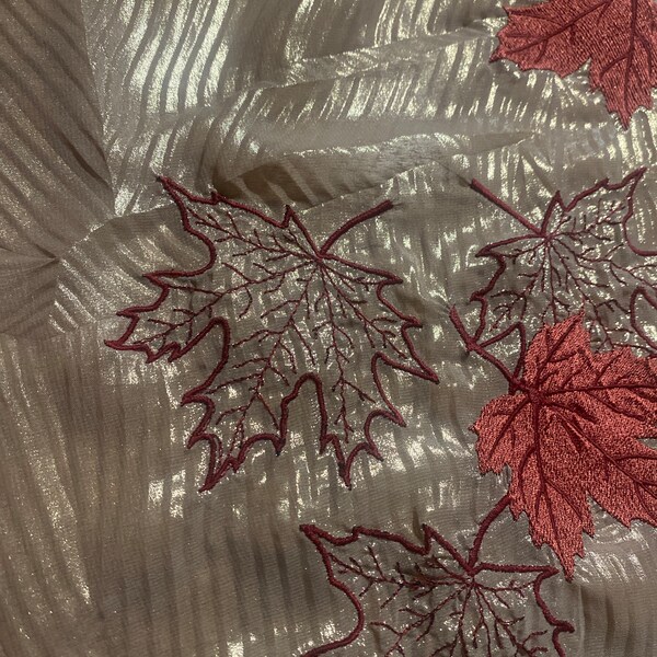 Maple Leaf Embroidery Design. - Etsy