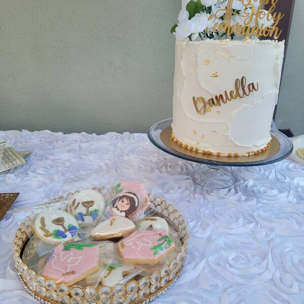 Cake Charm | Custom Acrylic Cake Charm | Custom Name Cake Charm ...