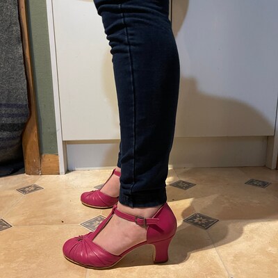 Volare Shoes Diamante in Metallic Colors Vintage Inspired, Handmade ...