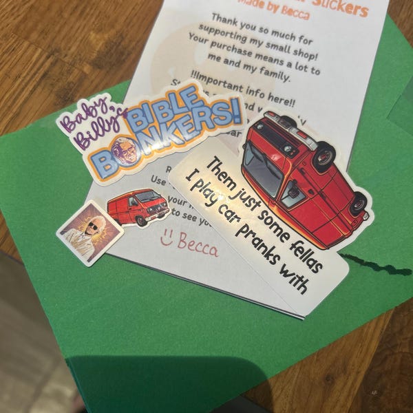 Little Animals Fun Sticker Pack | Set of 5 Stickers | 3" Stickers ...